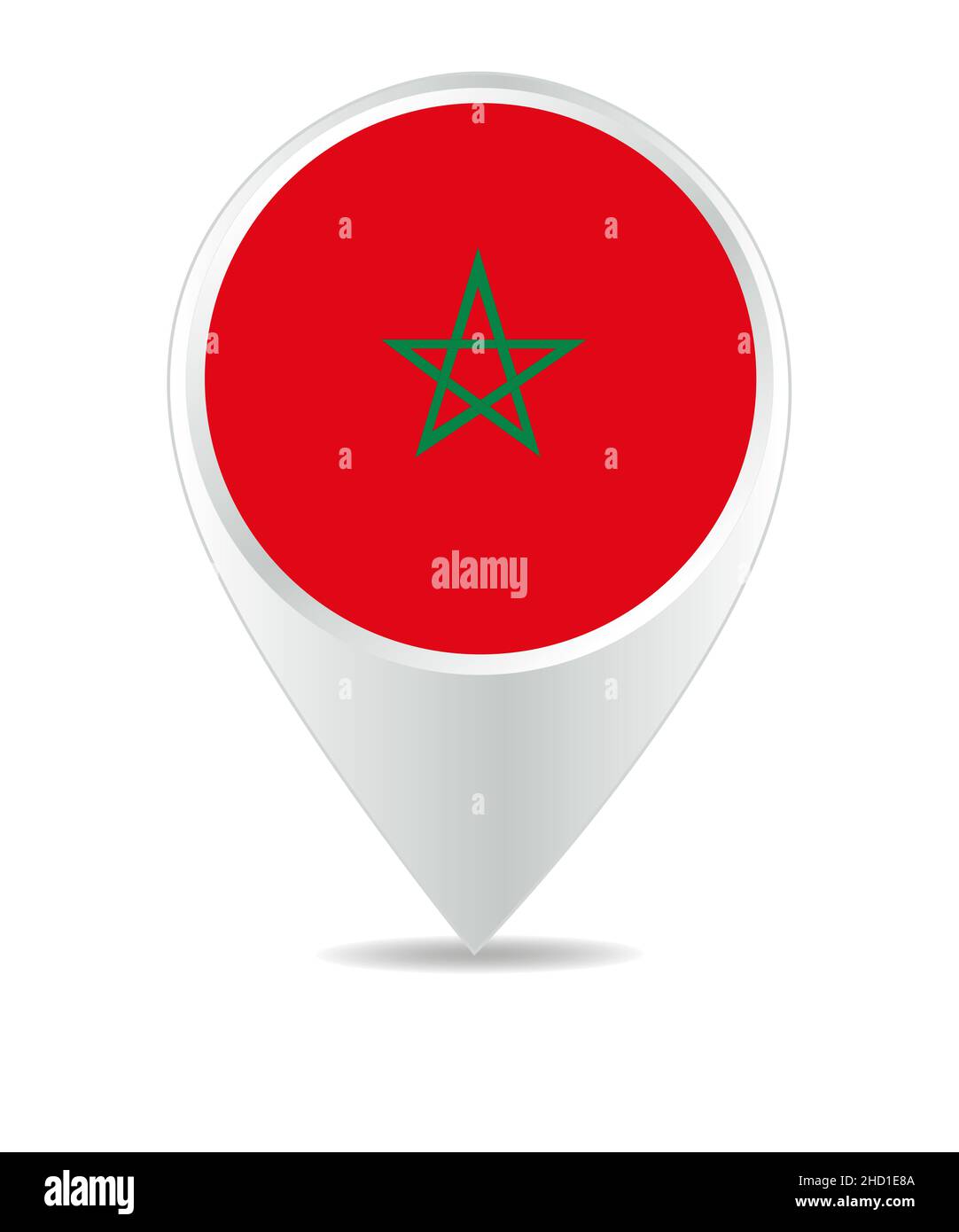 Morocco flag icon hi-res stock photography and images - Alamy