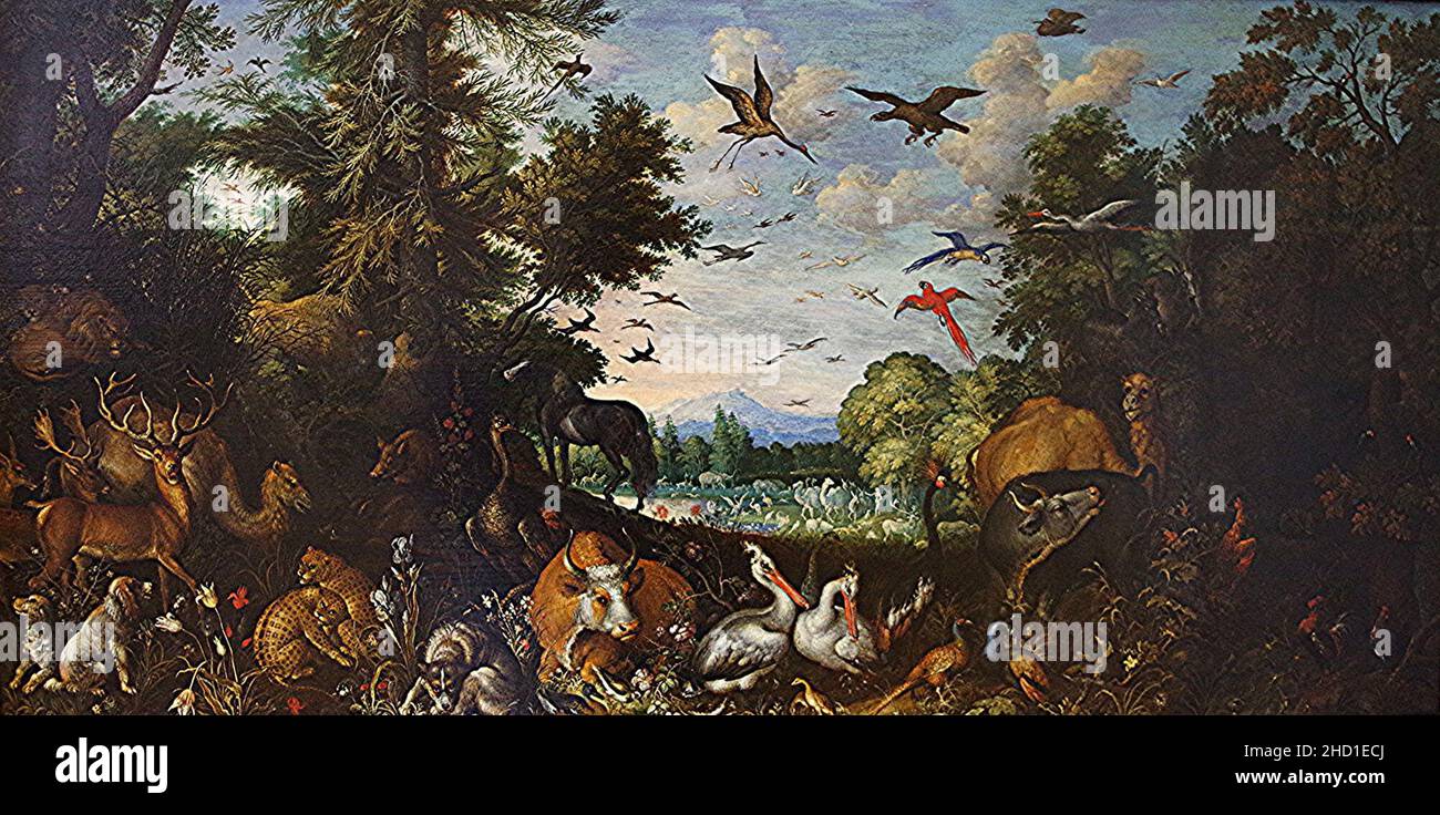 Roelant Savery - The Paradise Stock Photo - Alamy