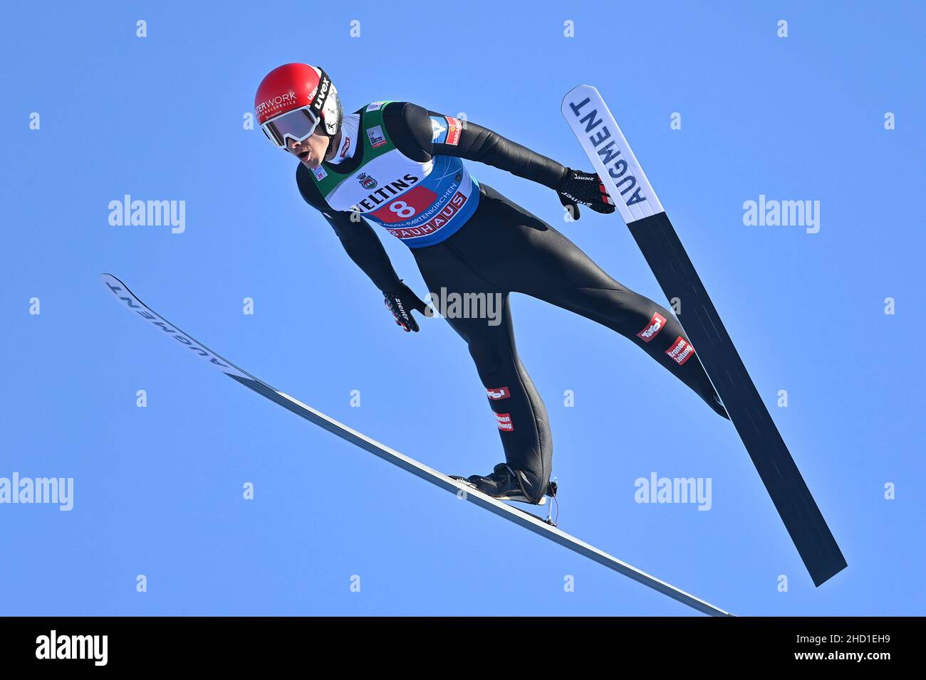 Manuel FETTNER (AUT), action, jump. Ski jumping, 70th International ...
