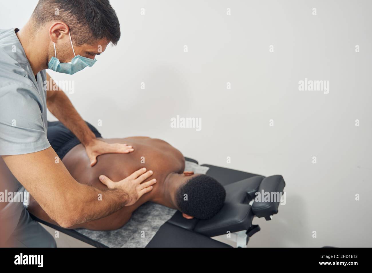 Skilled masseur hi-res stock photography and images - Alamy