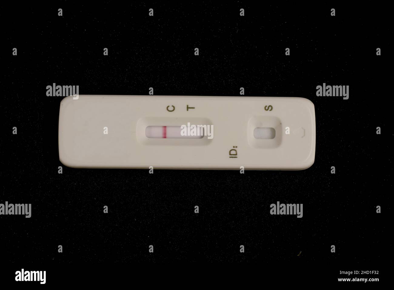 Lateral flow test showing negative result hi-res stock photography and ...