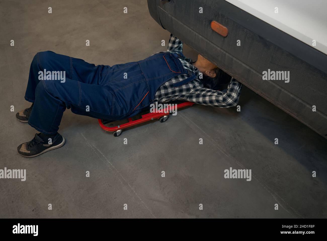 Woman laying down car hi-res stock photography and images - Alamy