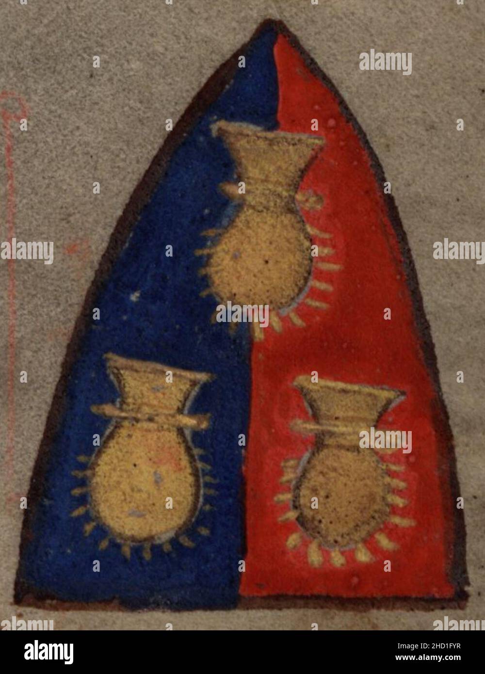 Roger de Lacy (Cambridge Corpus Christi College 16 II, folio 33r Stock ...