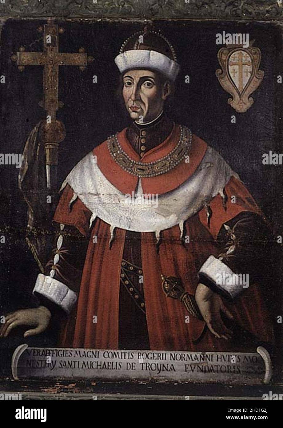 Roger I of Sicily (Troina Stock Photo - Alamy