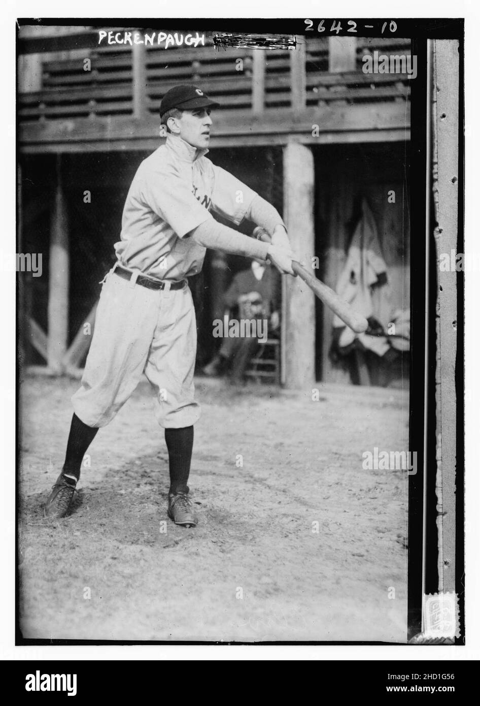 Roger Peckinpaugh, Cleveland AL (baseball Stock Photo - Alamy