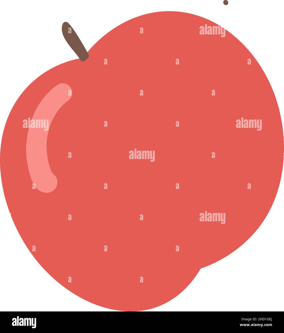 Apple shape cartoon hi-res stock photography and images - Alamy