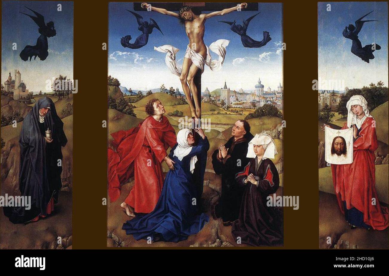 Rogier Van Der Weyden Crucifixion Triptych
