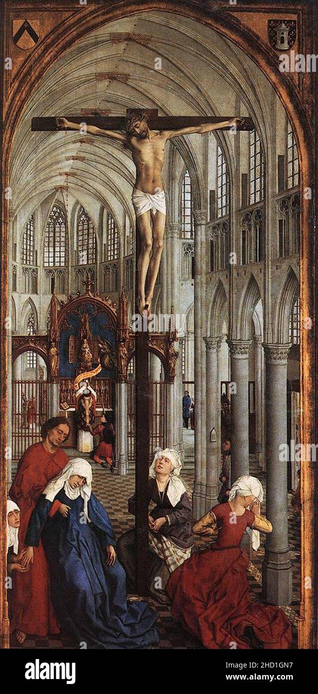 Rogier van der Weyden - Seven Sacraments (central panel Stock Photo - Alamy