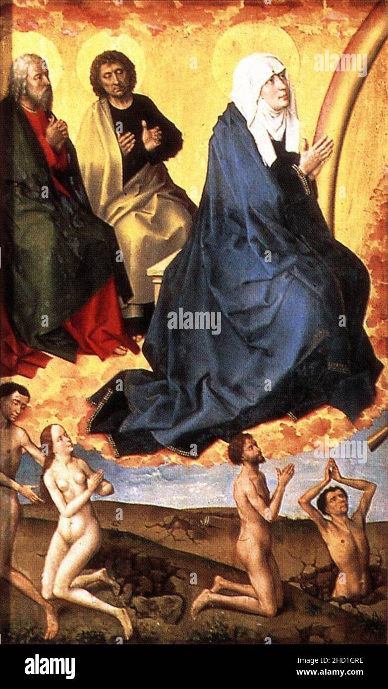 Rogier van der Weyden - The Last Judgment (detail Stock Photo - Alamy