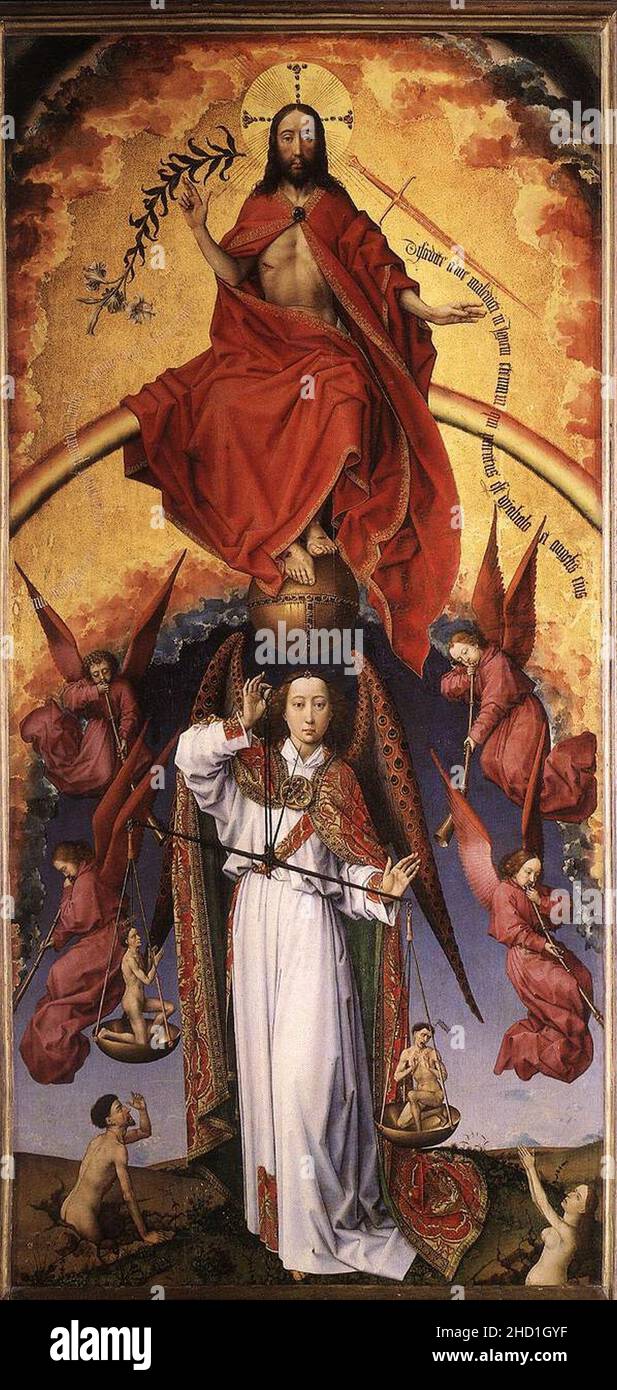 Rogier van der Weyden - The Last Judgment (detail Stock Photo - Alamy