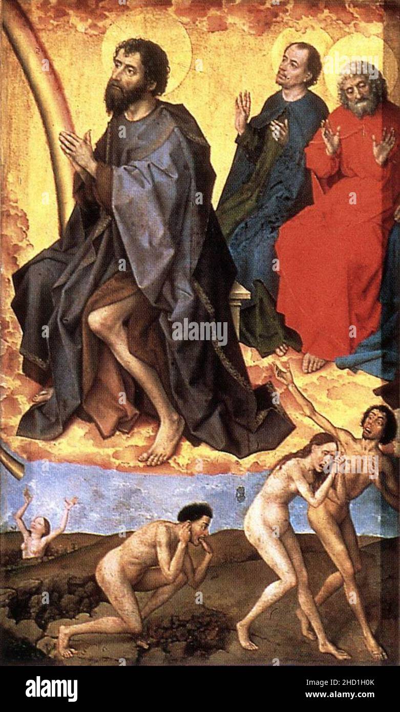 Rogier van der Weyden - The Last Judgment (detail Stock Photo - Alamy