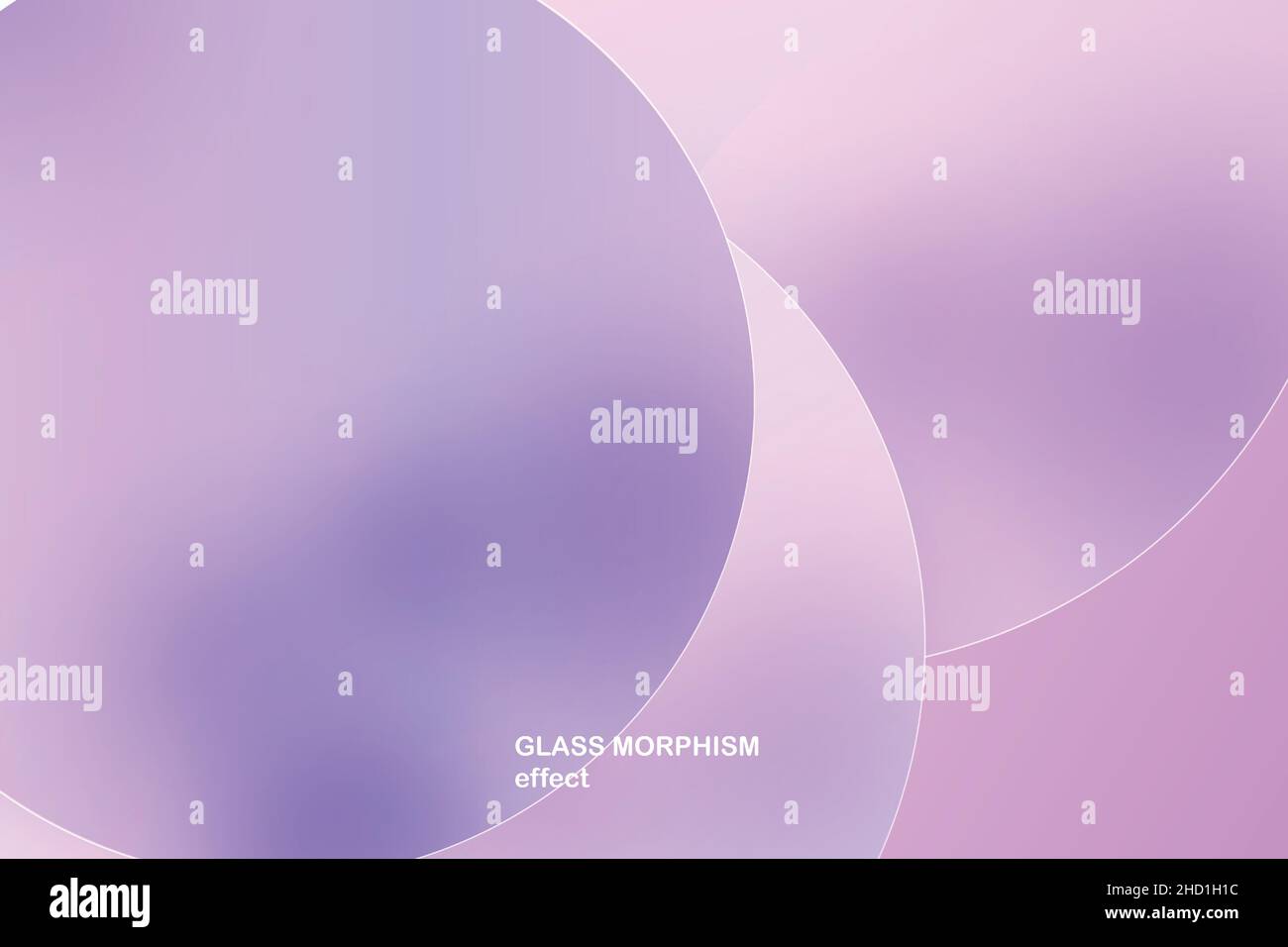 Modern background with glass morphism vector effect. Transparent glass ...