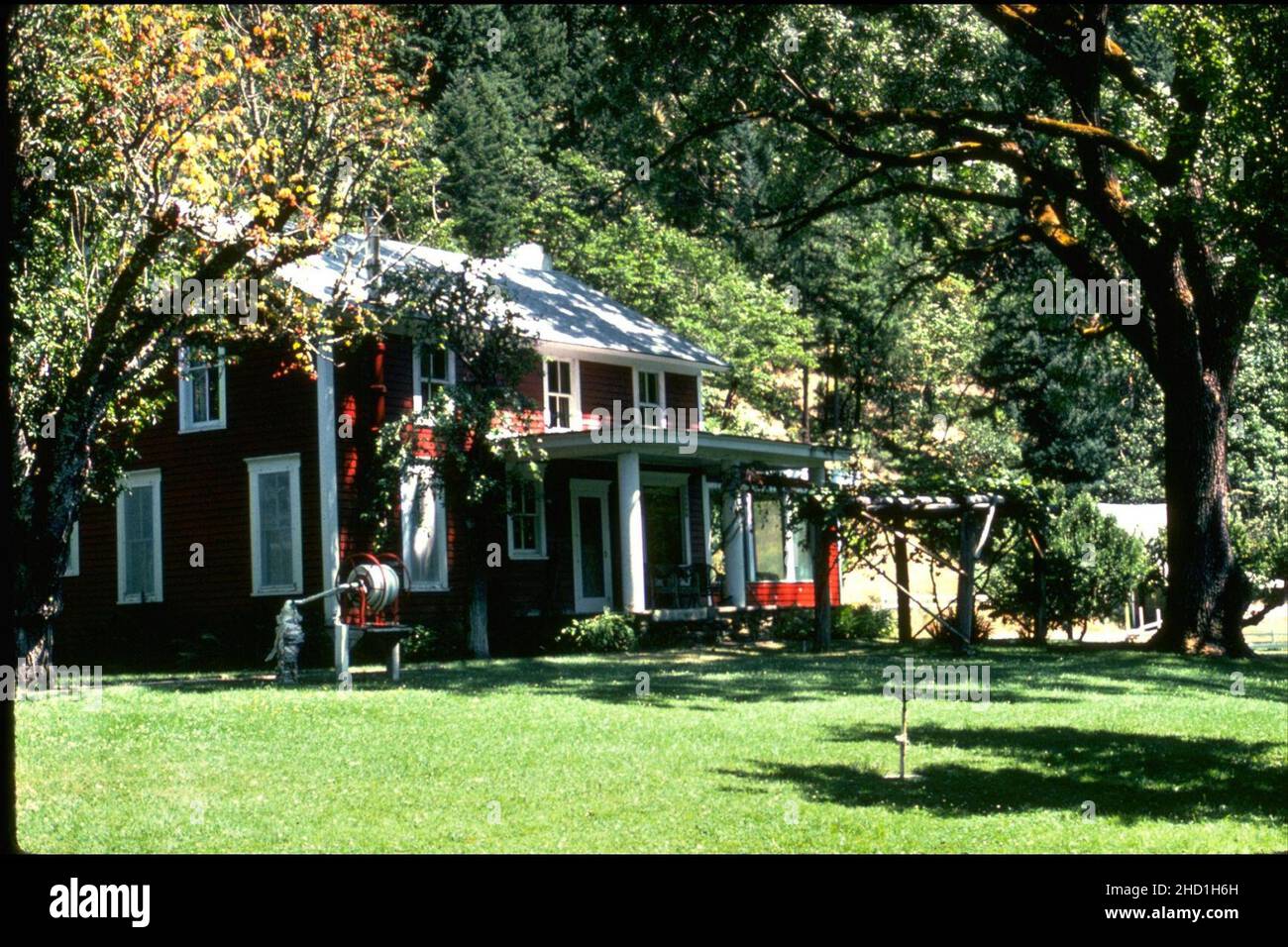 Rogue River Ranch Main House (front view Stock Photo - Alamy