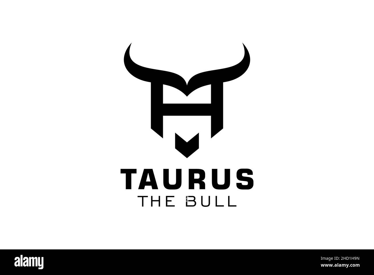 Letter A logo, Bull logo,head bull logo, monogram Logo Design Template ...
