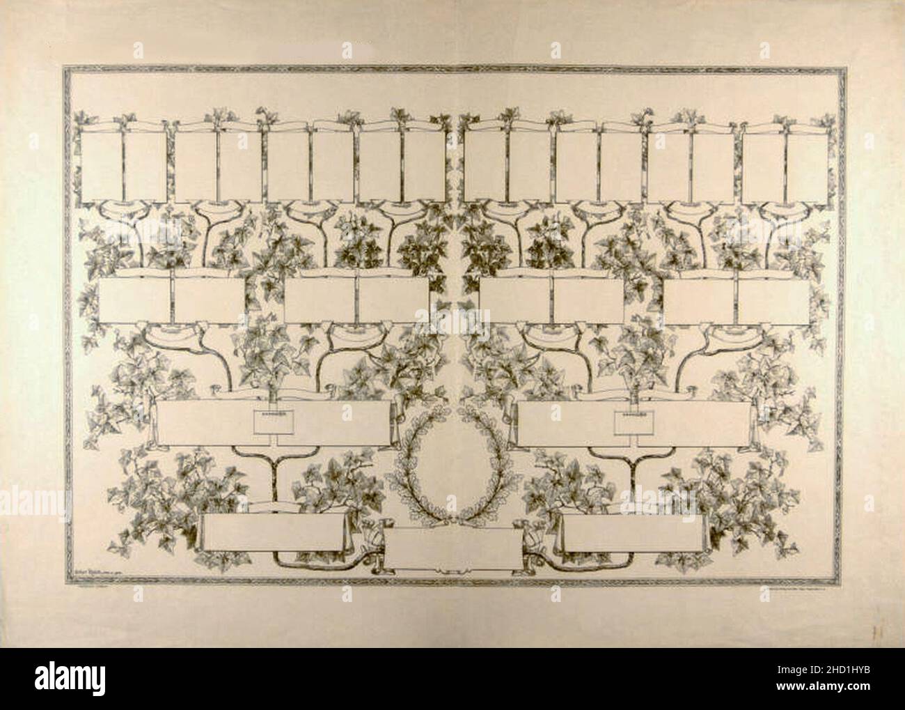 Roick Stammbaum Vordruck Stock Photo - Alamy