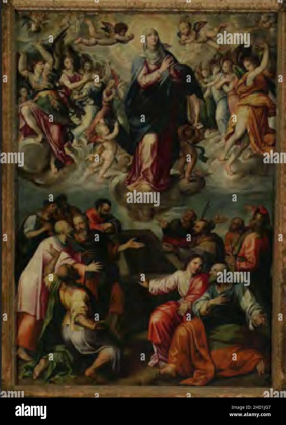 Rolan de Moys and Pablo Schepers - Assumption of the Virgin Stock Photo ...