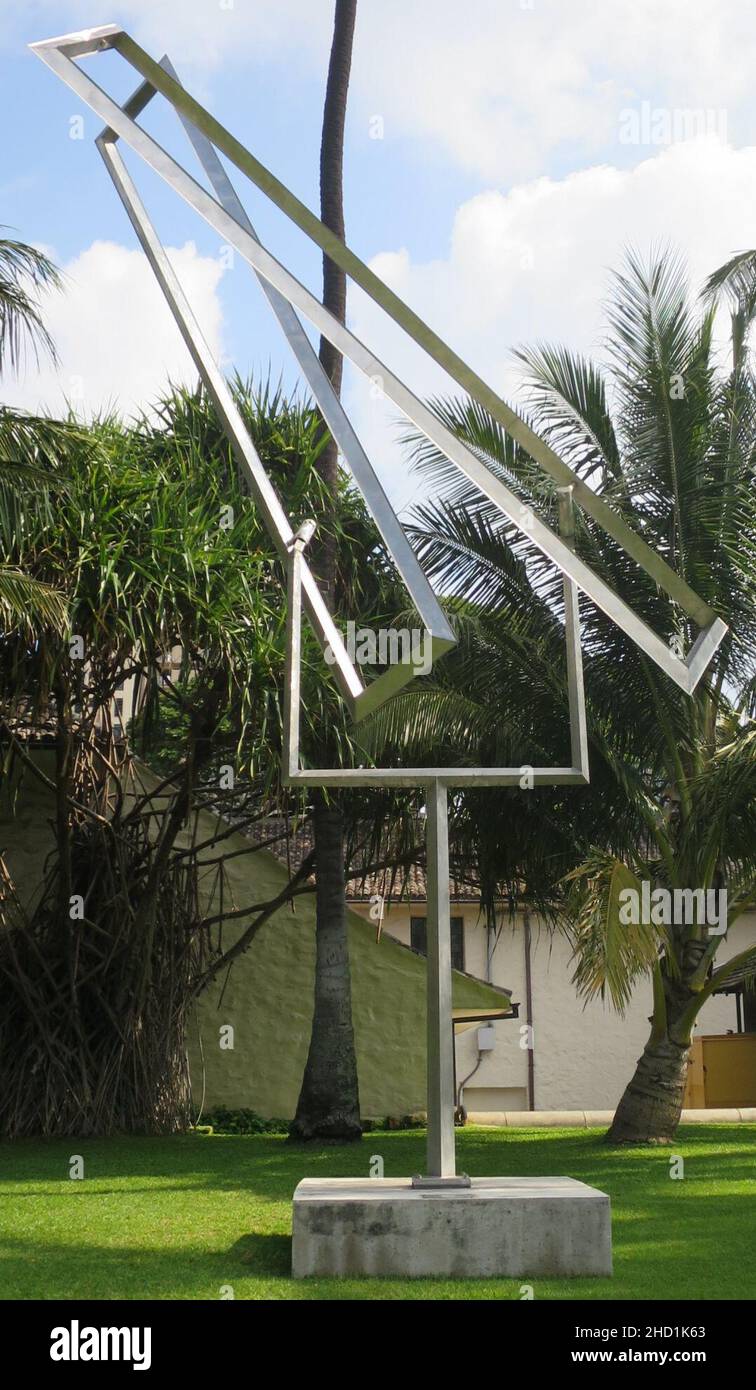 'Two Open Rectangles Excentric' by George Rickey, 1977 Stock Photo - Alamy