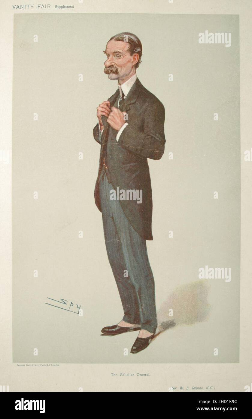 William Robson Vanity Fair 25 January 1906 Stock Photo - Alamy