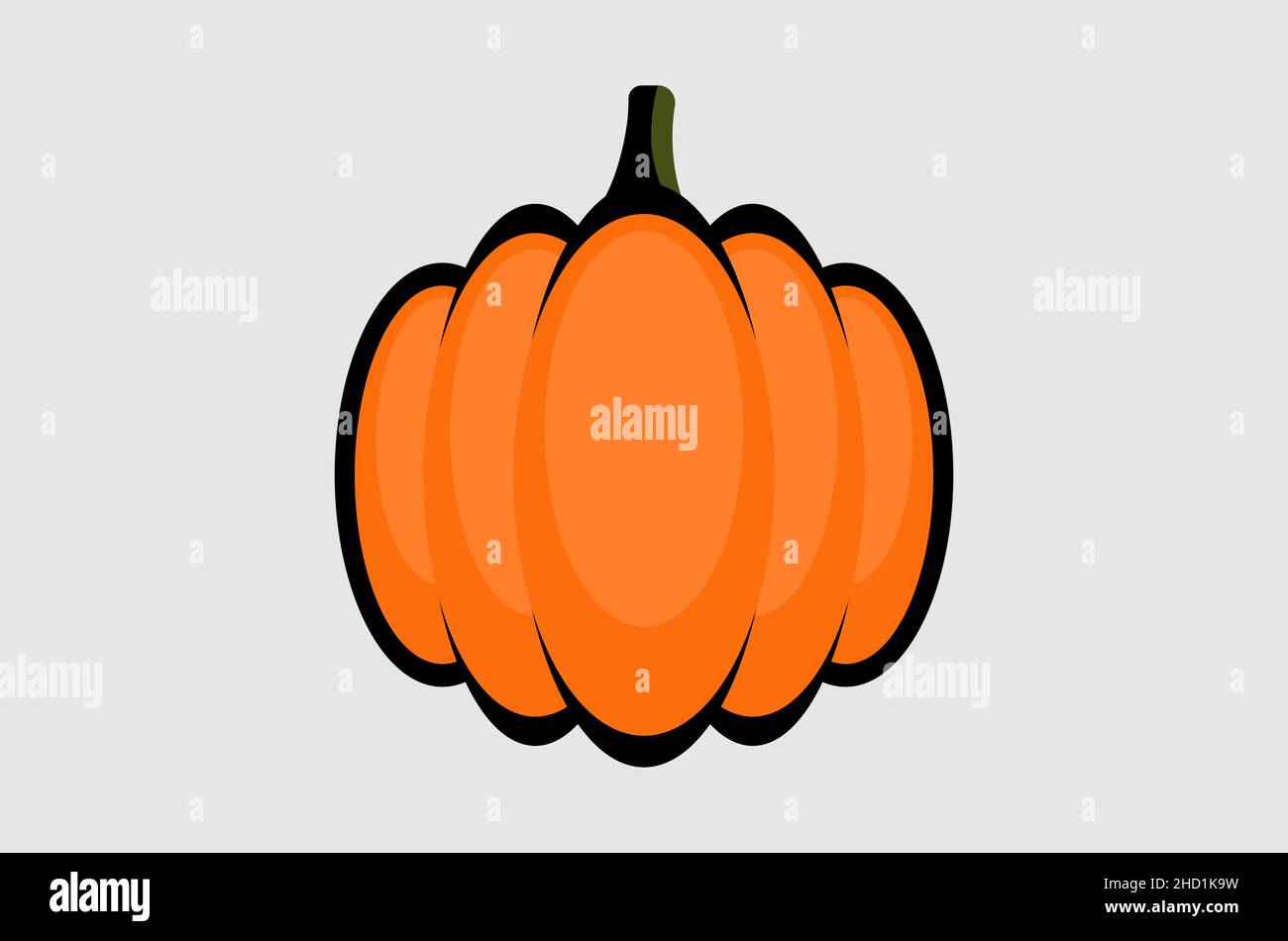 Vector cartoon style illustration of a pumpkin Stock Vector Image & Art ...
