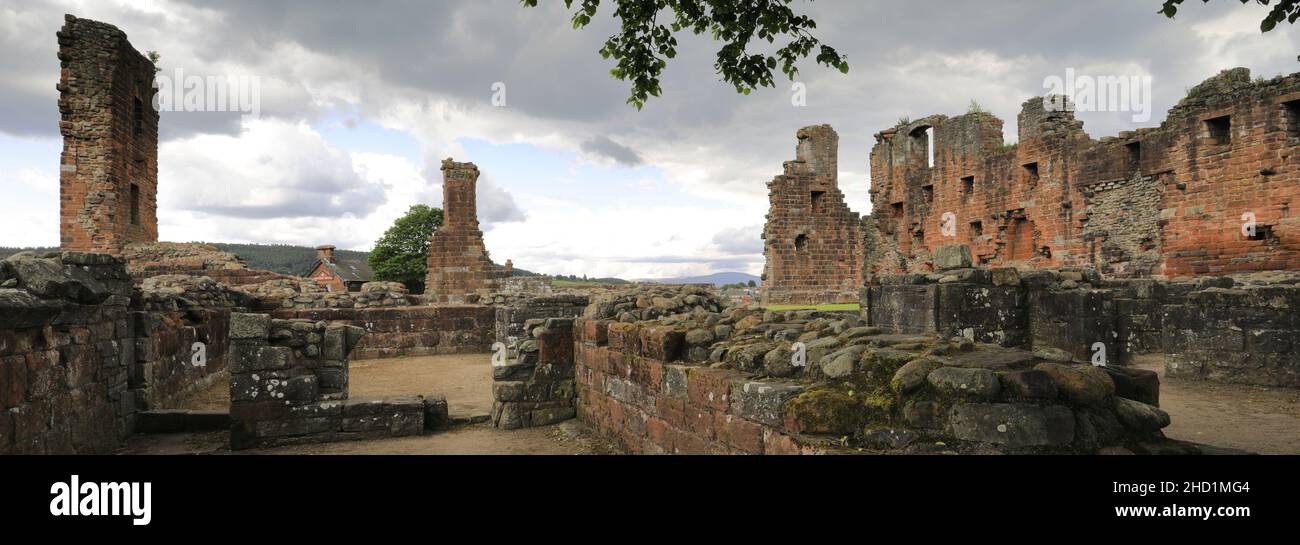 View of Penrith Castle, Penrith town, Cumbria, England, UK Stock Photo ...
