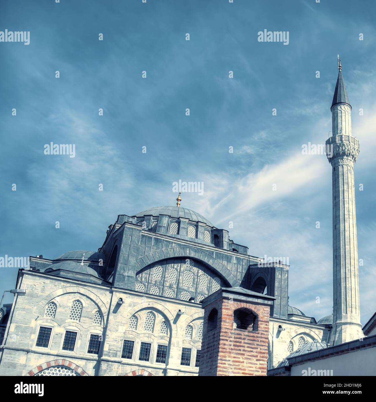 Istanbul, Turkey - April 2014: Kilic Ali Pasa Mosque at Tophane ...