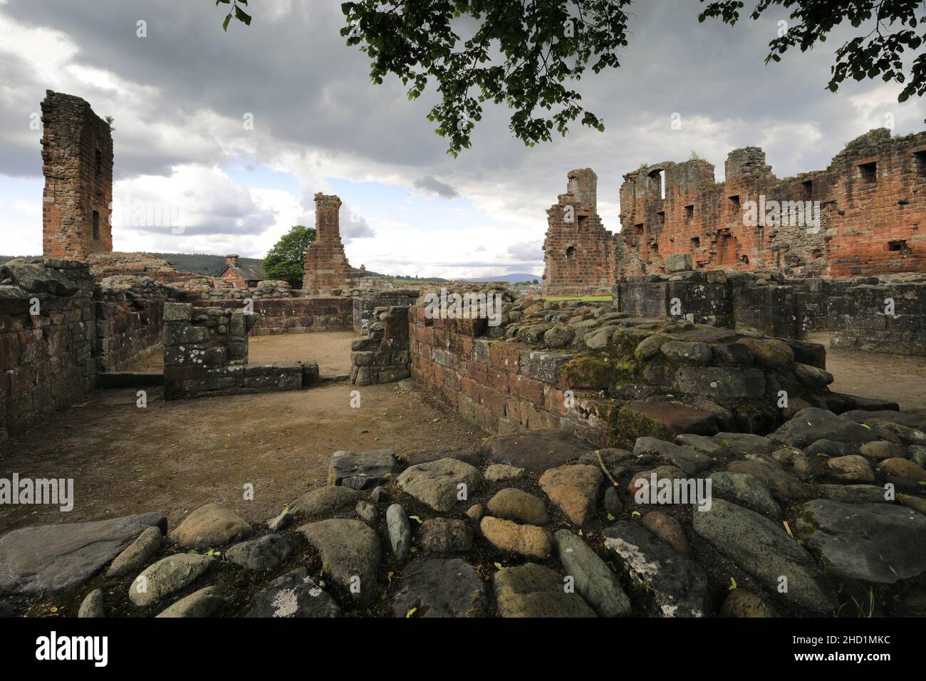 View of Penrith Castle, Penrith town, Cumbria, England, UK Stock Photo ...