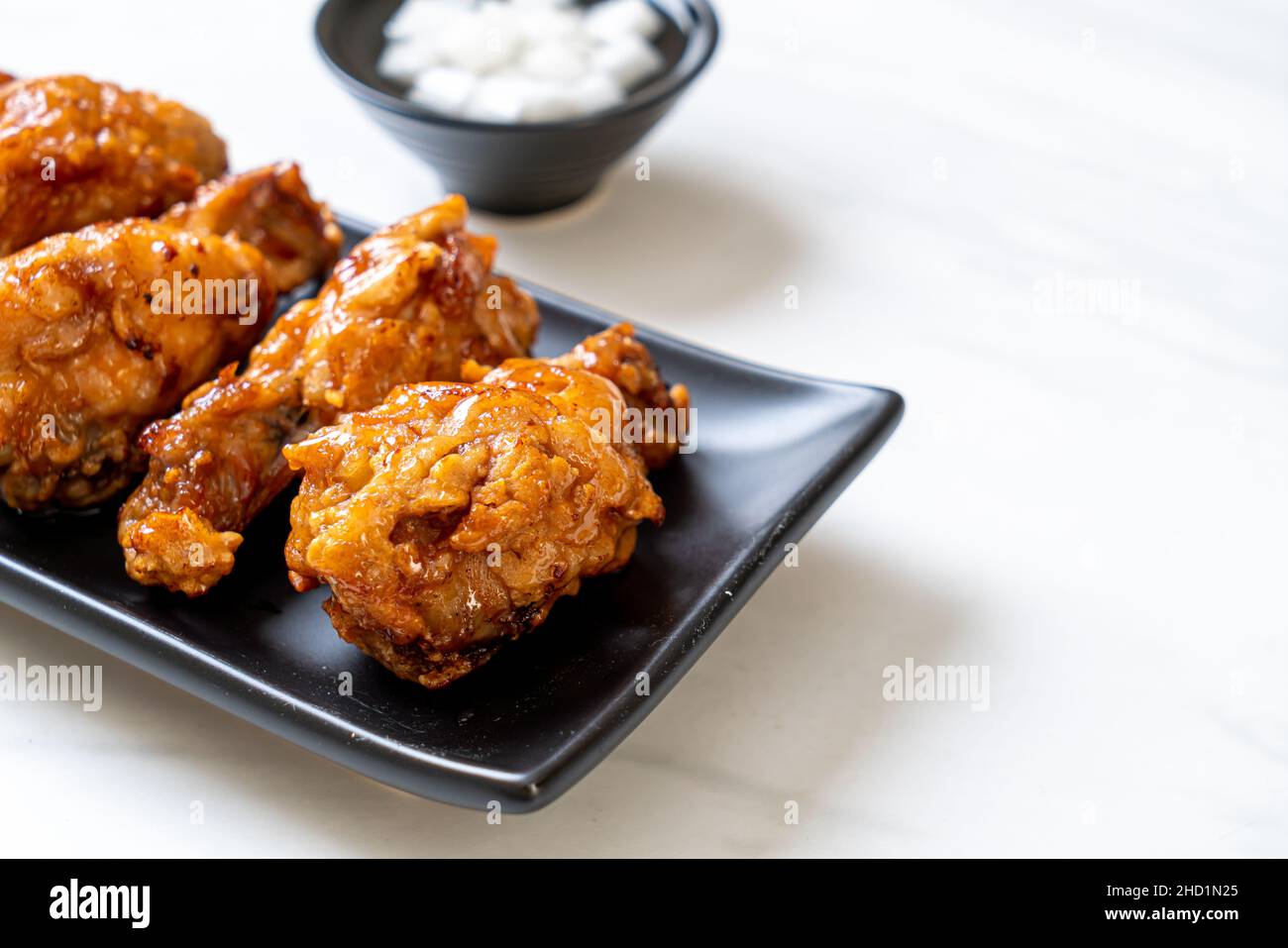 Korean deep fried chicken leg hi-res stock photography and images - Alamy