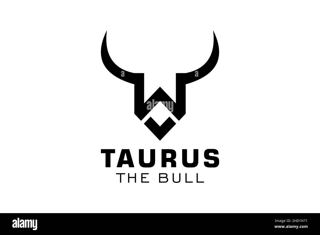 Letter W logo, Bull logo,head bull logo, monogram Logo Design Template ...