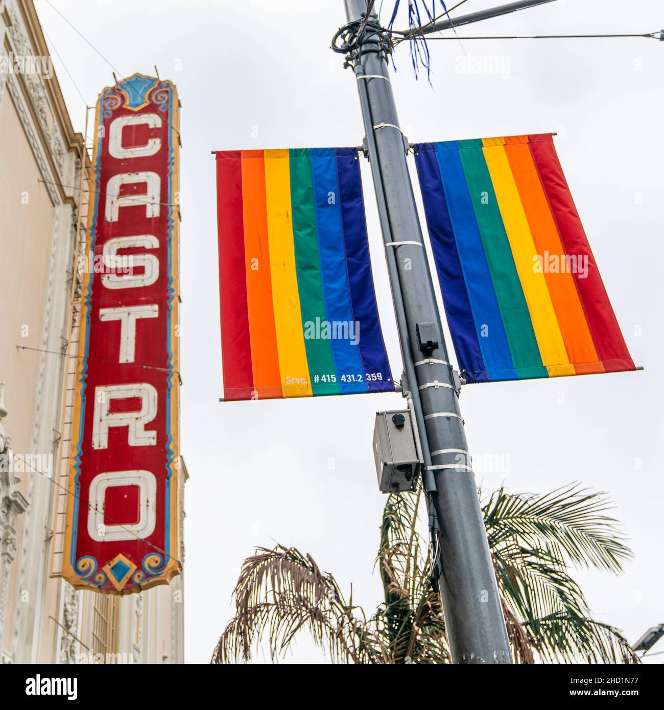 San Francisco, California, USA - August 2019: Castro Theatre building ...
