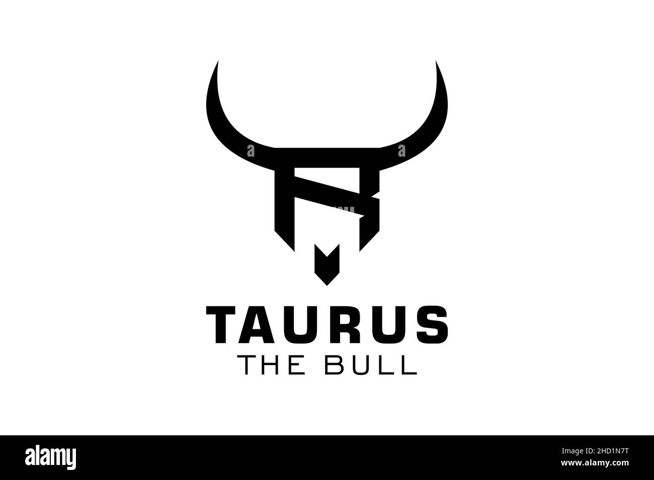 Letter R logo, Bull logo,head bull logo, monogram Logo Design Template ...