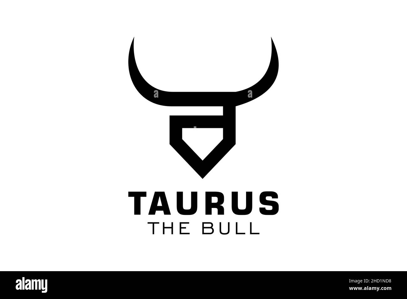 Letter D logo, Bull logo,head bull logo, monogram Logo Design Template ...