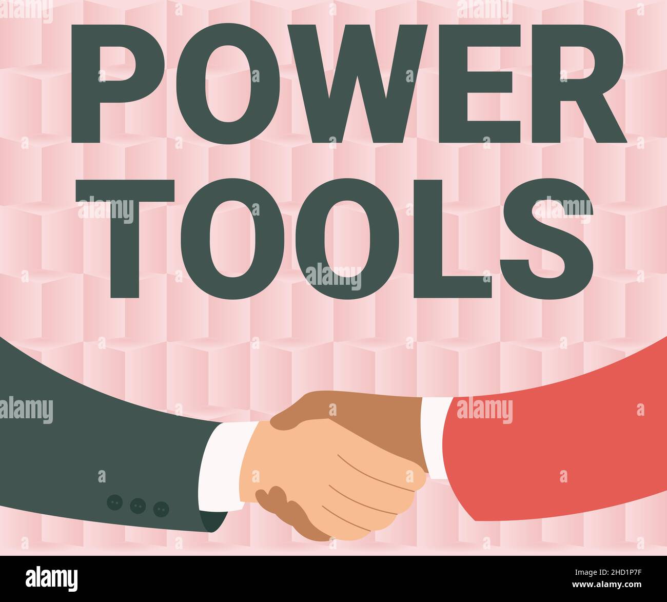 Hand writing sign Power Tools. Conceptual photo tools powered by an ...