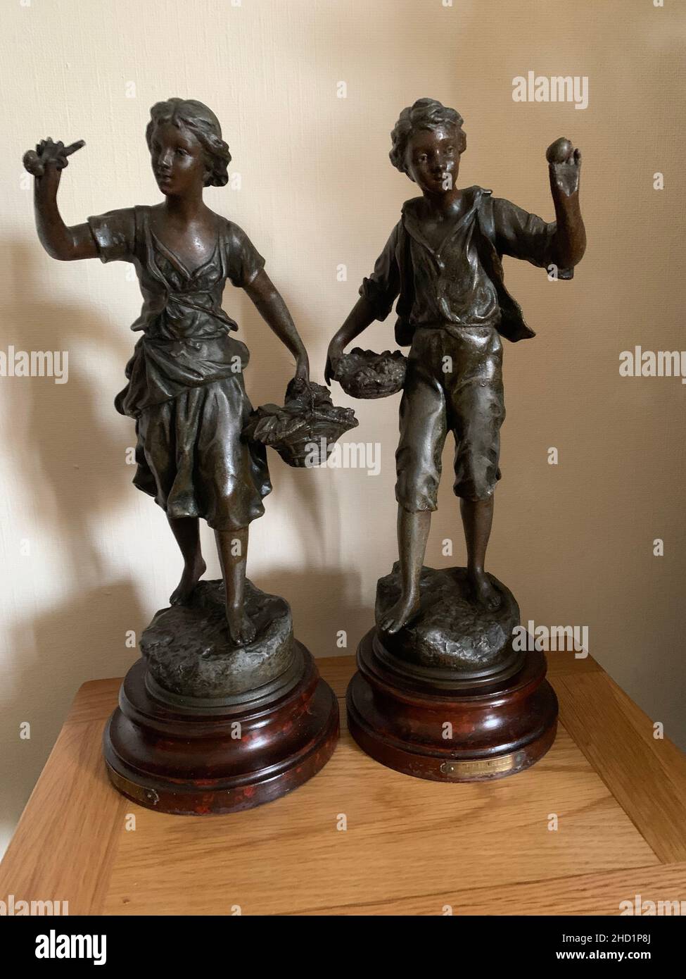 Rancoulet French statues Stock Photo - Alamy