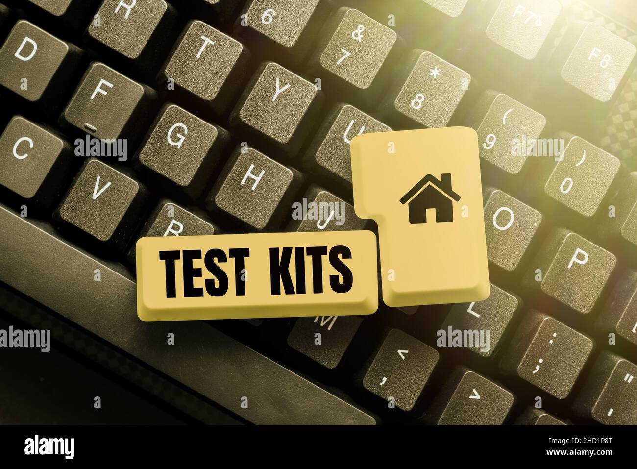 Handwriting text Test Kits. Business overview tools used to detect the ...