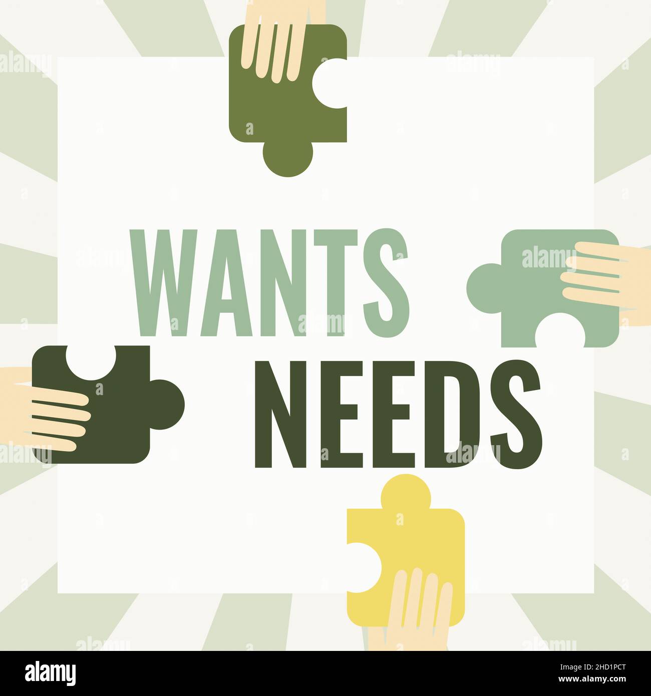 Inspiration showing sign Wants Needs. Word for to have something ...