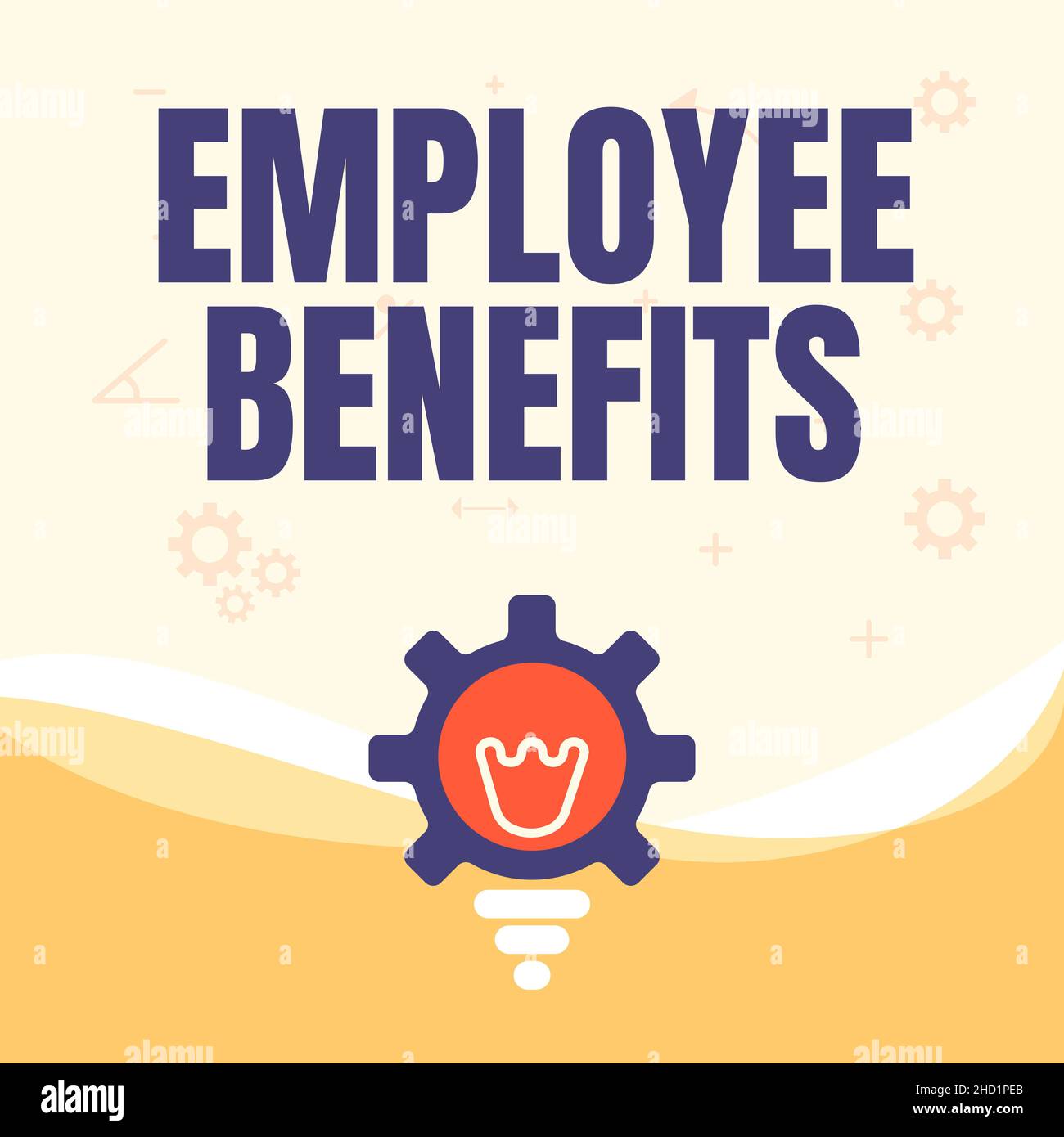 Text showing inspiration Employee Benefits. Concept meaning form of ...