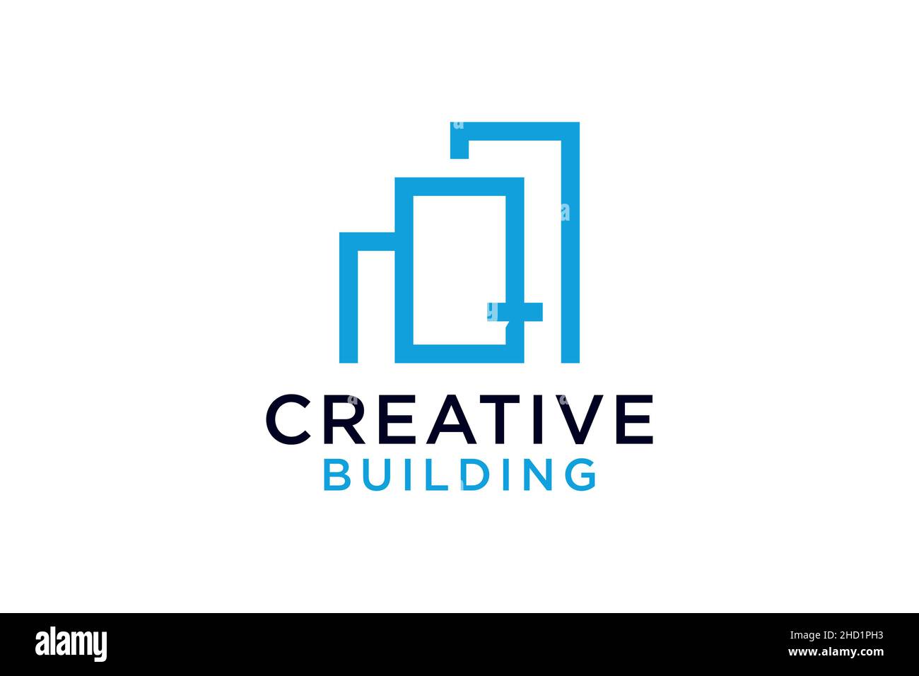 Letter Q With Building For Construction Company Logo vector design ...