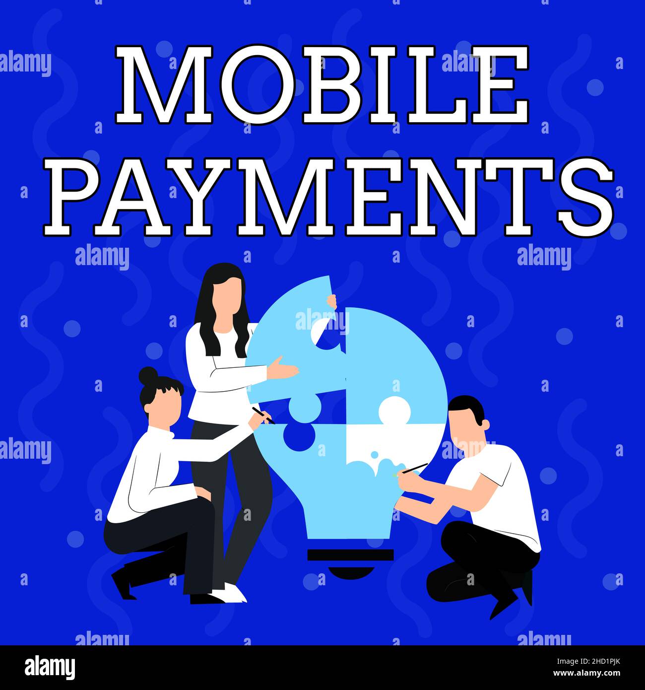 Hand writing sign Mobile Payments. Concept meaning financial transaction processed through a ...