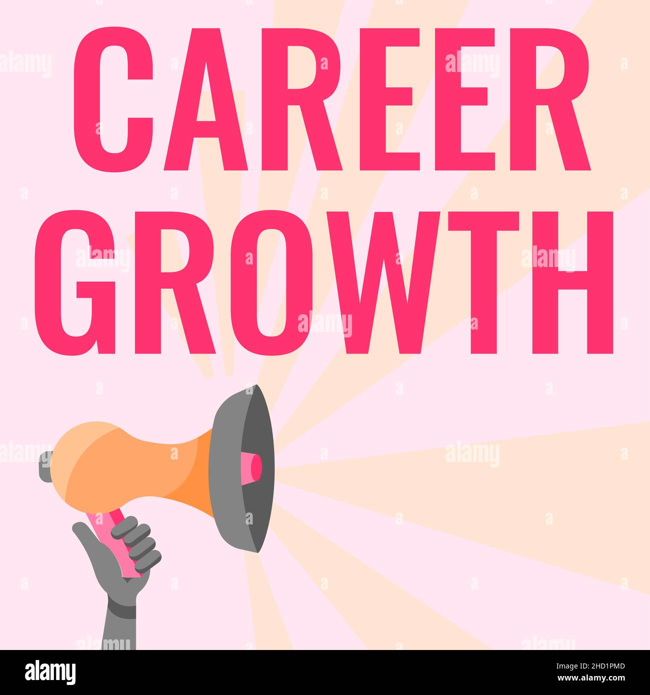 Handwriting text Career Growth. Concept meaning Development Ambitions ...