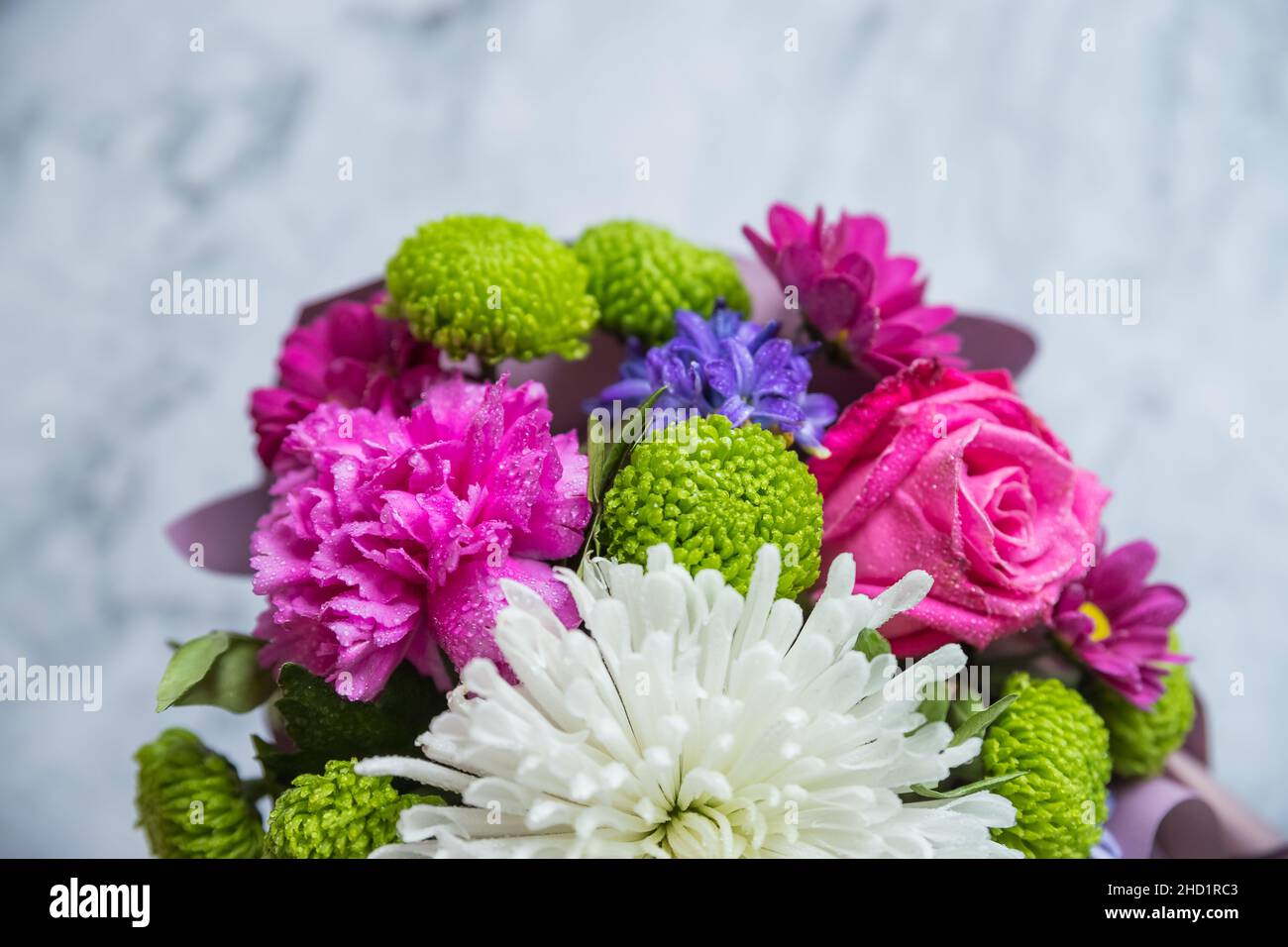 Bouquet of varied flowers in different colors Stock Photo - Alamy