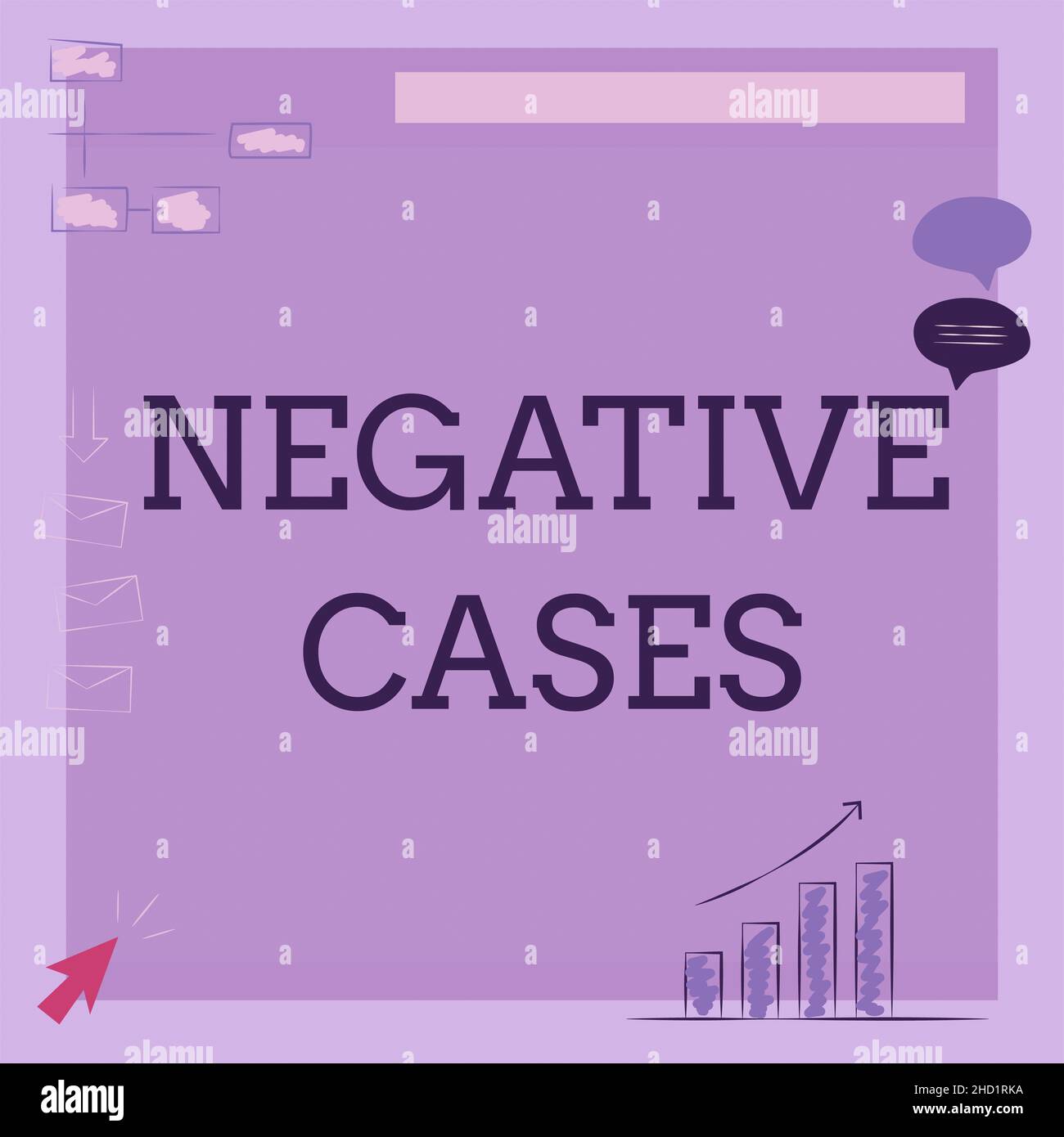 Writing displaying text Negative Cases. Business overview circumstances ...