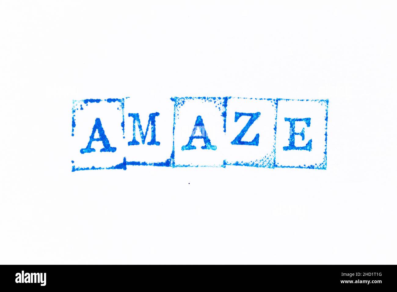 The word amaze Cut Out Stock Images & Pictures - Alamy