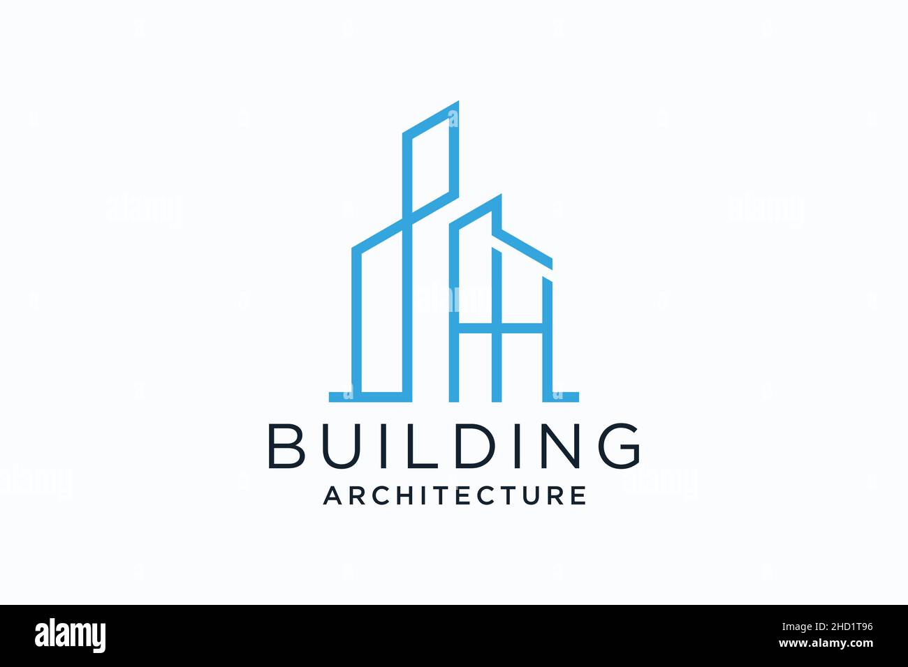 Letter H for Real Estate Remodeling Logo. Construction Architecture ...