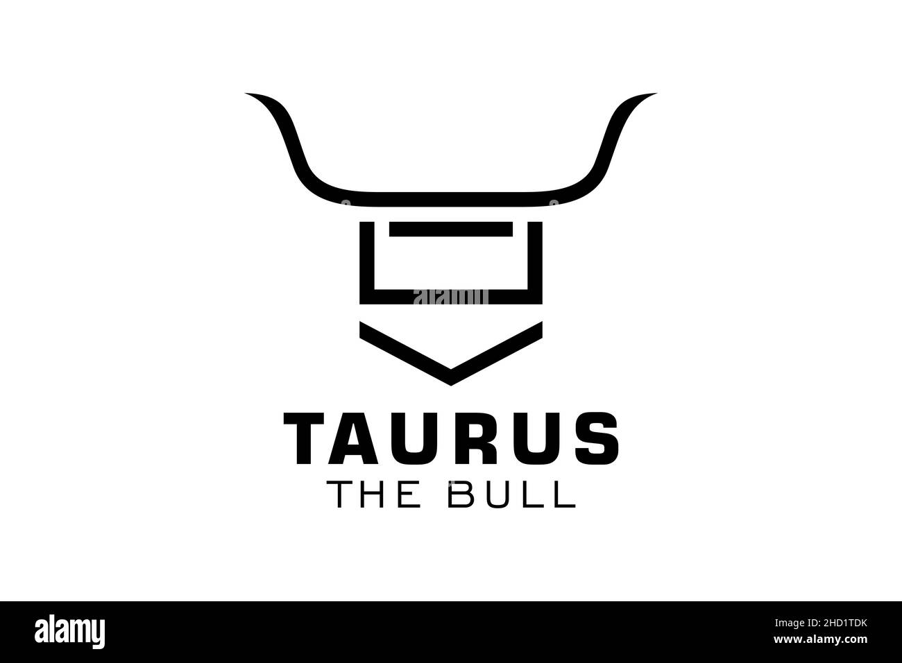 Letter U logo, Bull logo,head bull logo, monogram Logo Design Template ...
