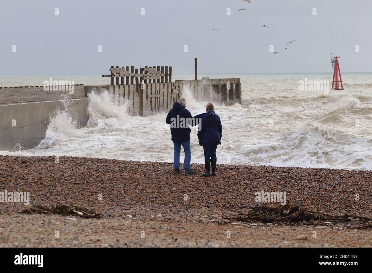 Rye harbour nature reserve winter hi-res stock photography and images ...