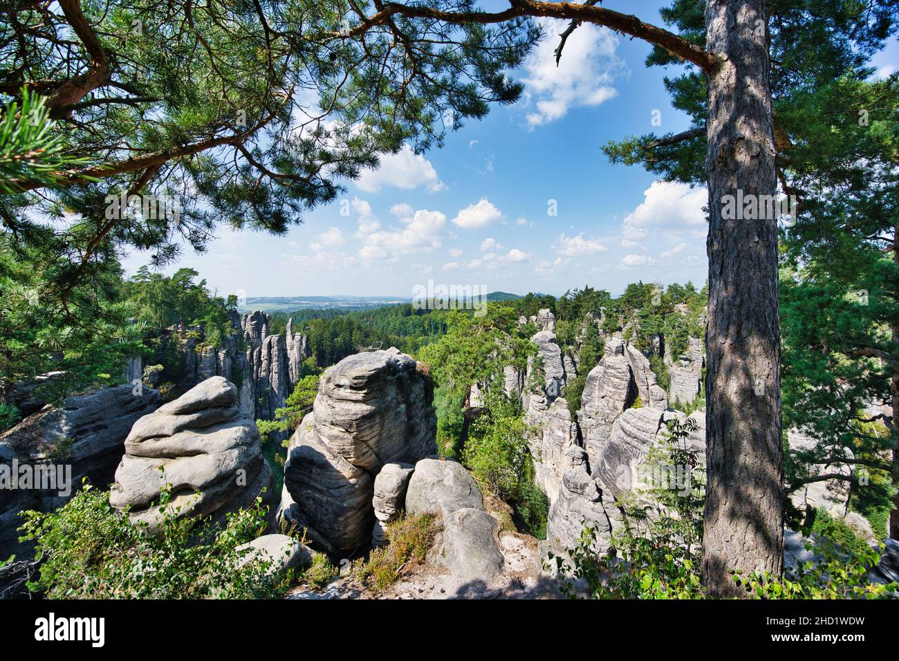 Prachovske skaly in Bohemian Paradise Stock Photo - Alamy