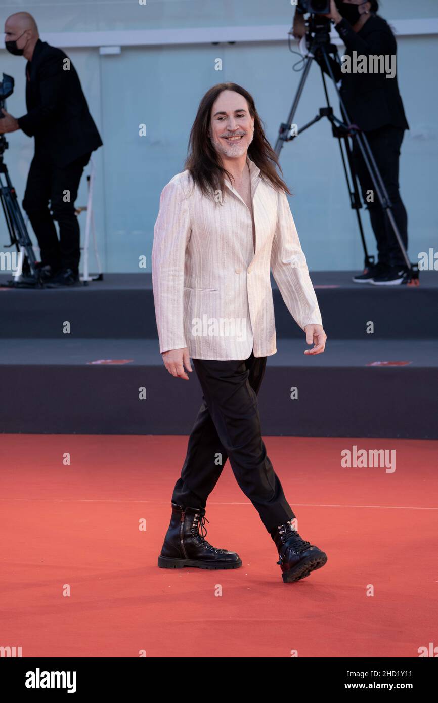 Lido di Venezia, Italy, September 9, 2021 - Manuel Agnelli attends the ...