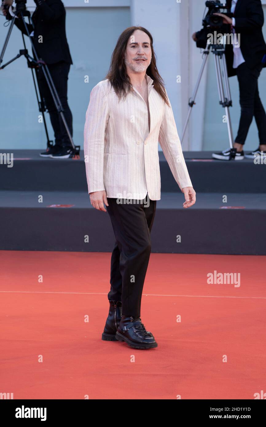 Lido di Venezia, Italy, September 9, 2021 - Manuel Agnelli attends the ...