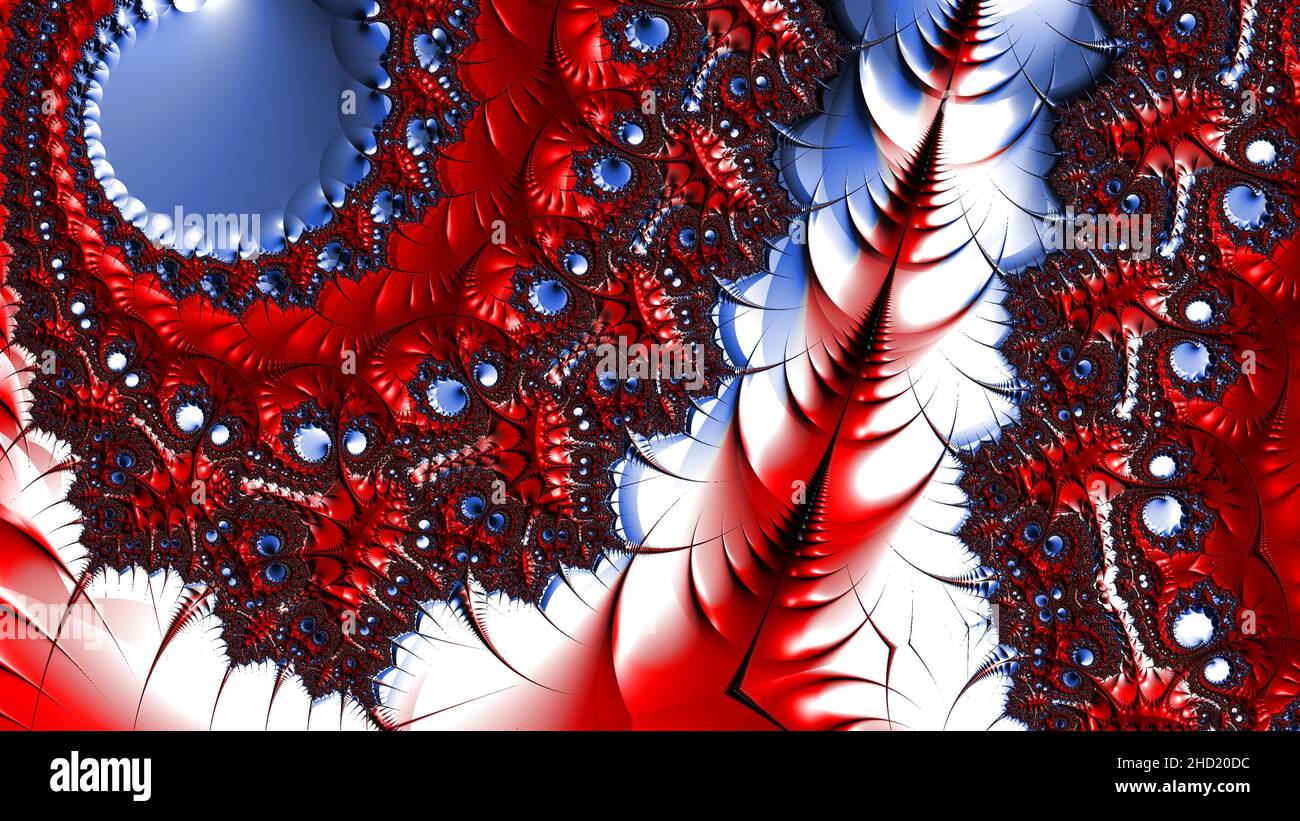 Abstract Computer generated Fractal design. A fractal is a never-ending ...