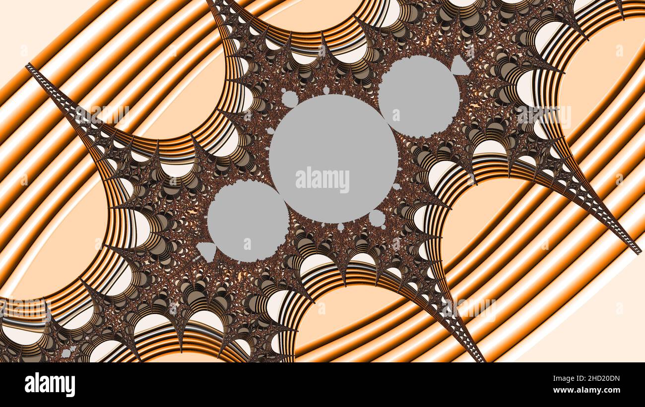 Abstract Computer generated Fractal design. A fractal is a never-ending ...